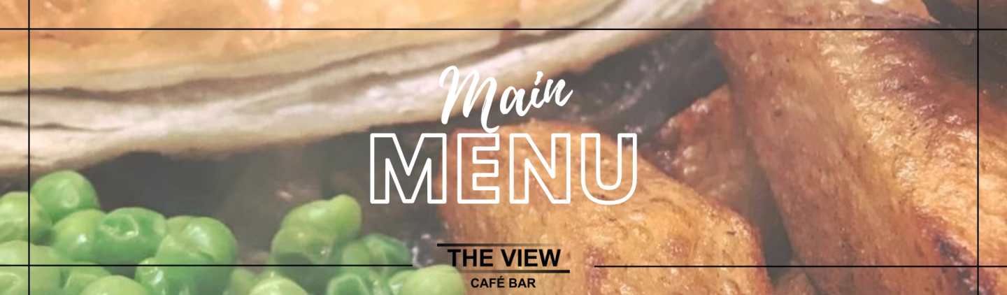 Main menu – The View Cafe Bar