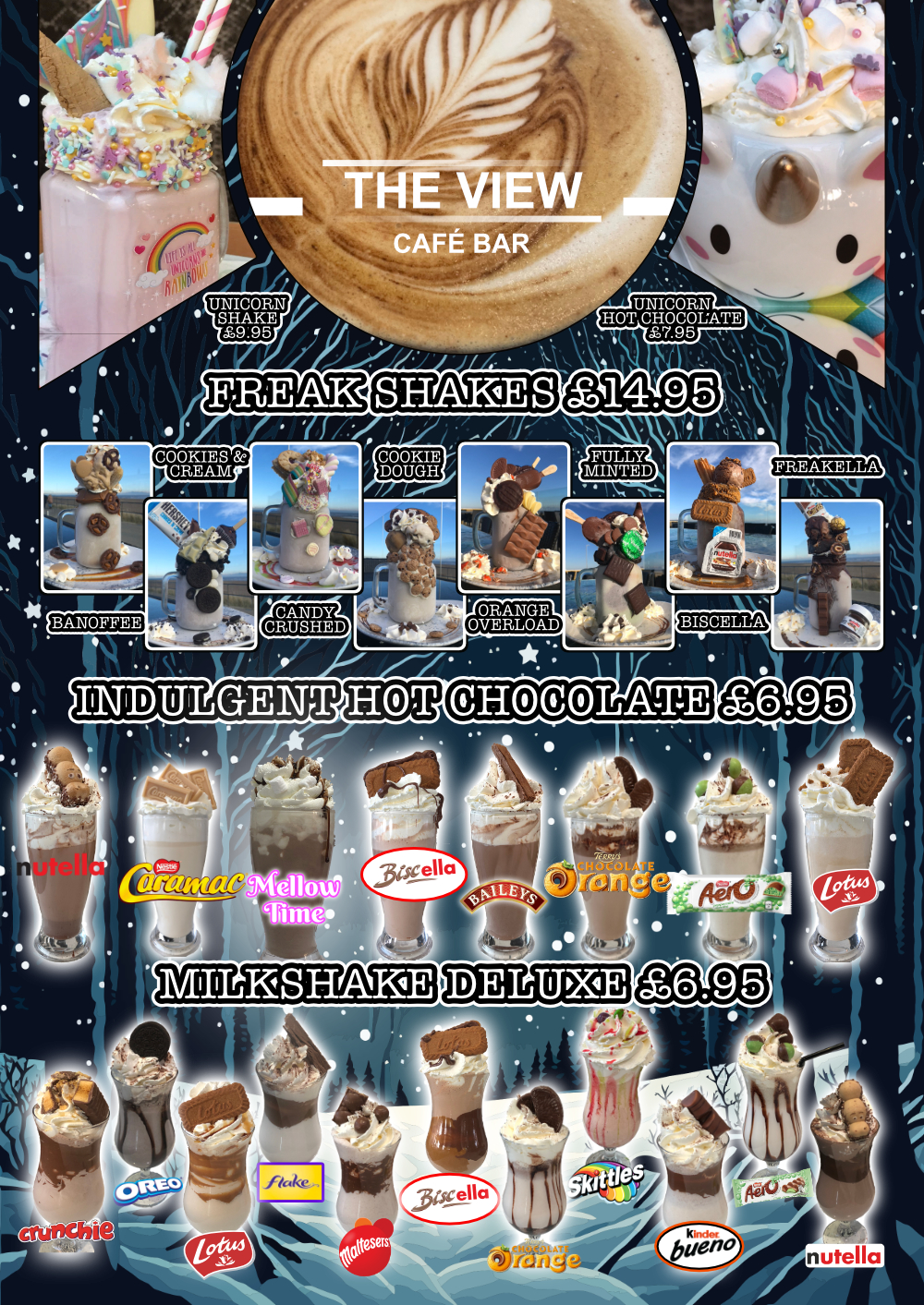 Drinks menu – The View Cafe Bar