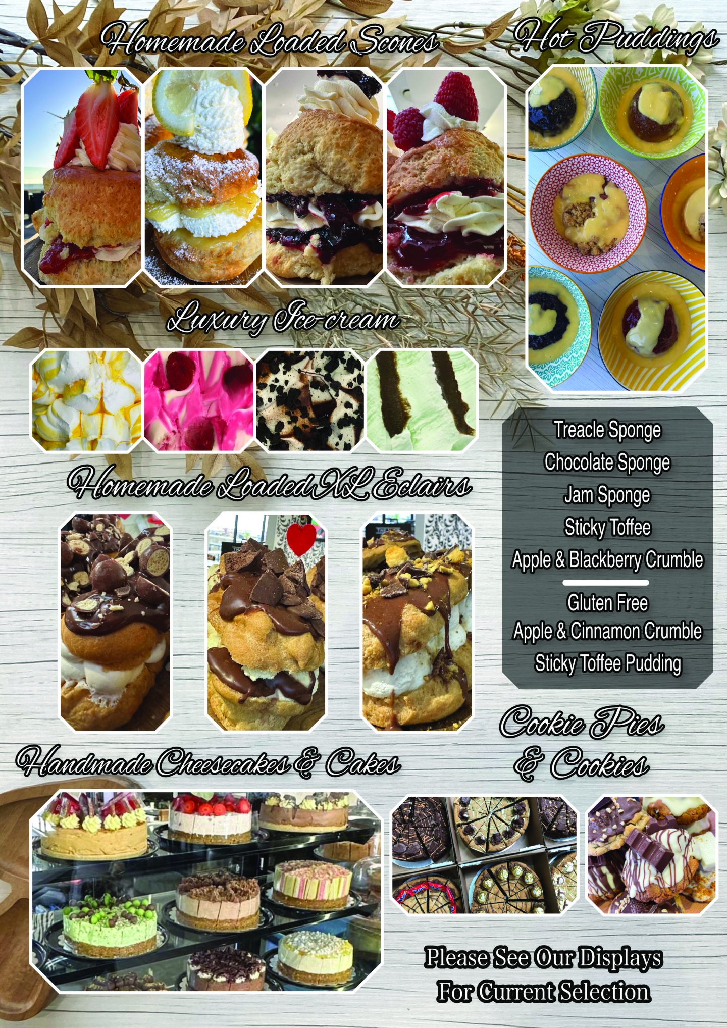 Main menu – The View Cafe Bar